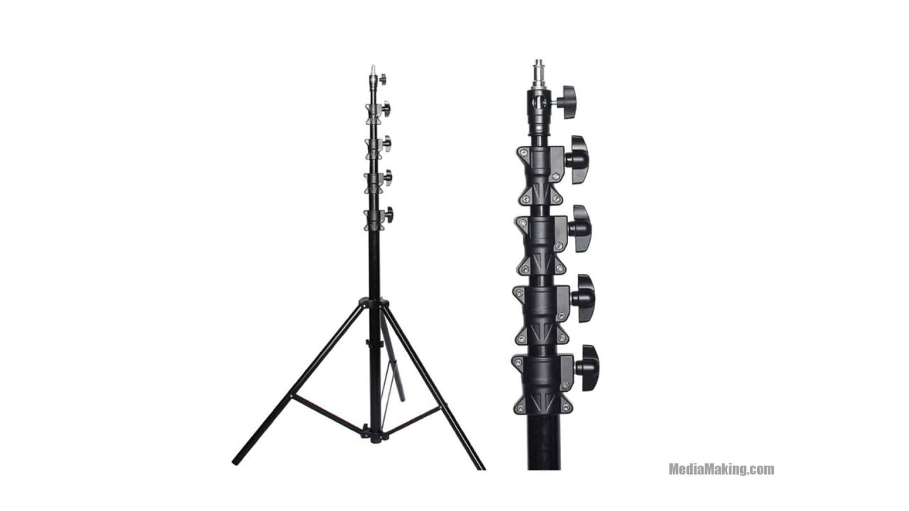 Rental Grand Snap 3-riser stand with 4 sections - Milano - MediaMaking