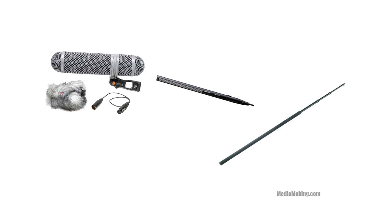 Rental Boom Kit - Rycote, Sennheiser MKH 416-P48 and König & Meyer Pole ...