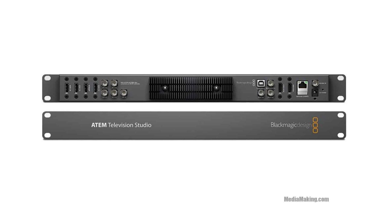 Blackmagic ATEM Television Studio 4K8 switcher with broadcast control ...