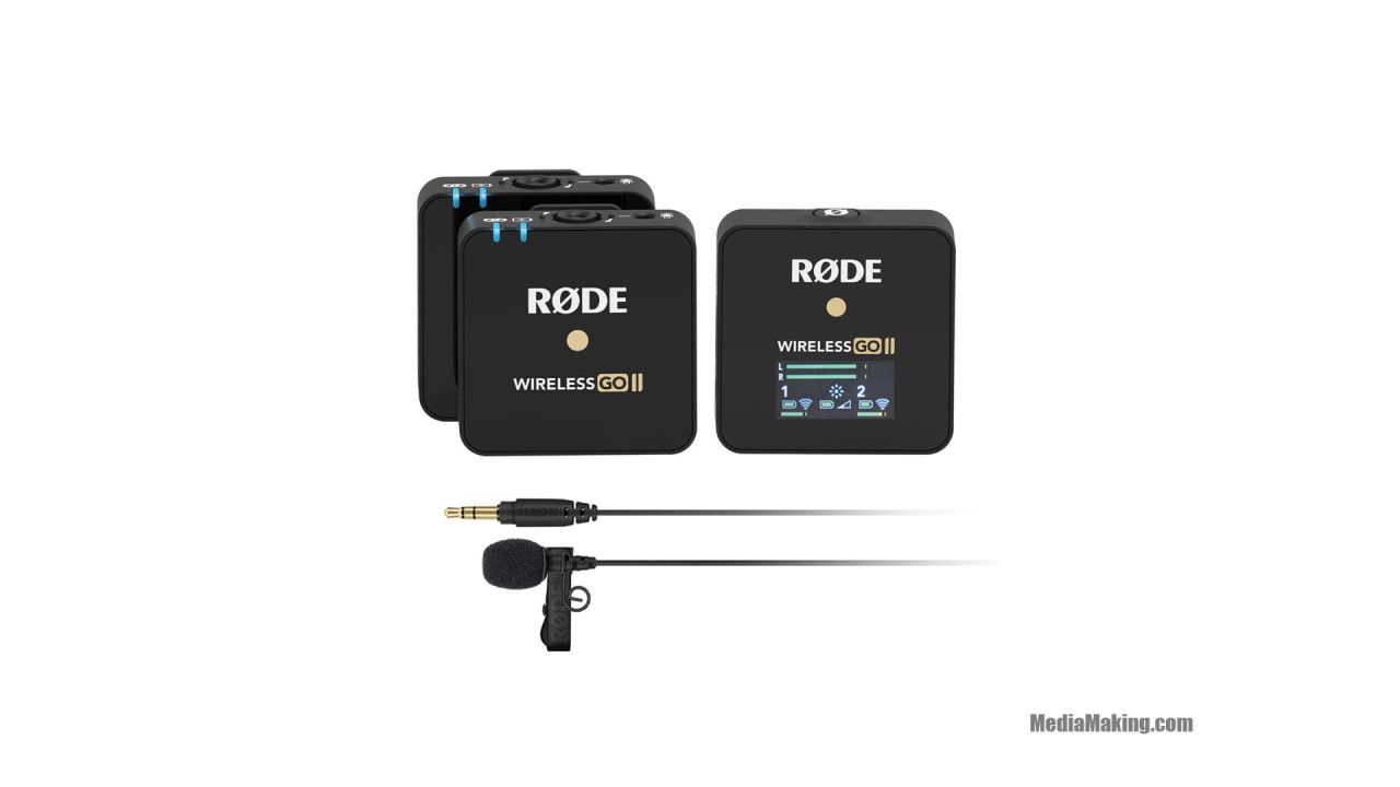Rental Rode Wireless GO II with lavalier microphone - MediaMaking